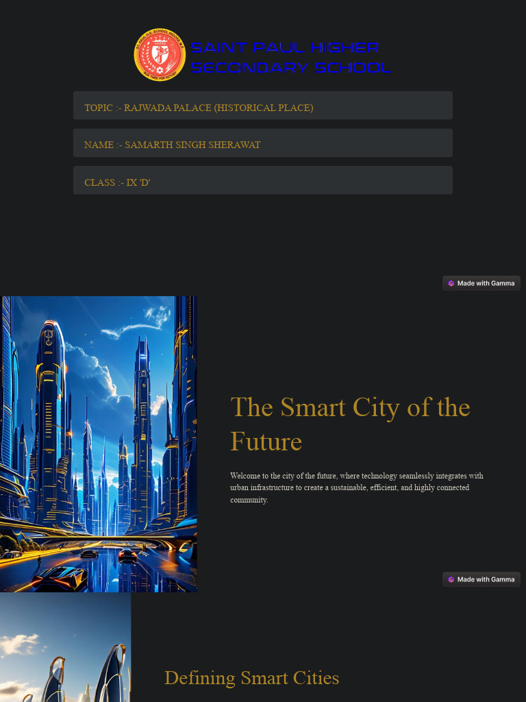Smart City Features and Benefits | PDF | Smart Grid | Internet Of Things