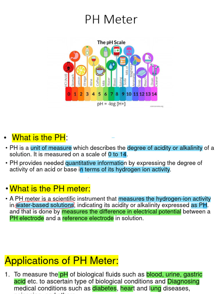 PH Meter final | PDF | Ph | Physical Chemistry