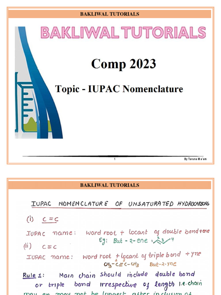 Bakliwal Tutorials by Taruna Ma’am | PDF