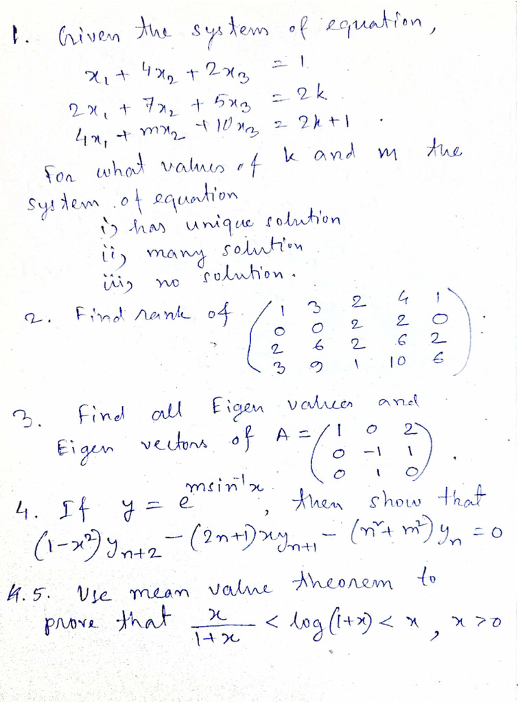 Suggestions Mathematics | PDF