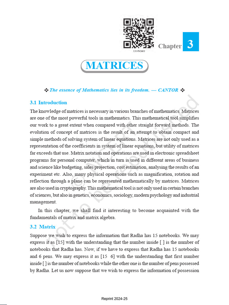 Matrix Basics for Math Enthusiasts | PDF | Matrix (Mathematics) | Matrix Theory