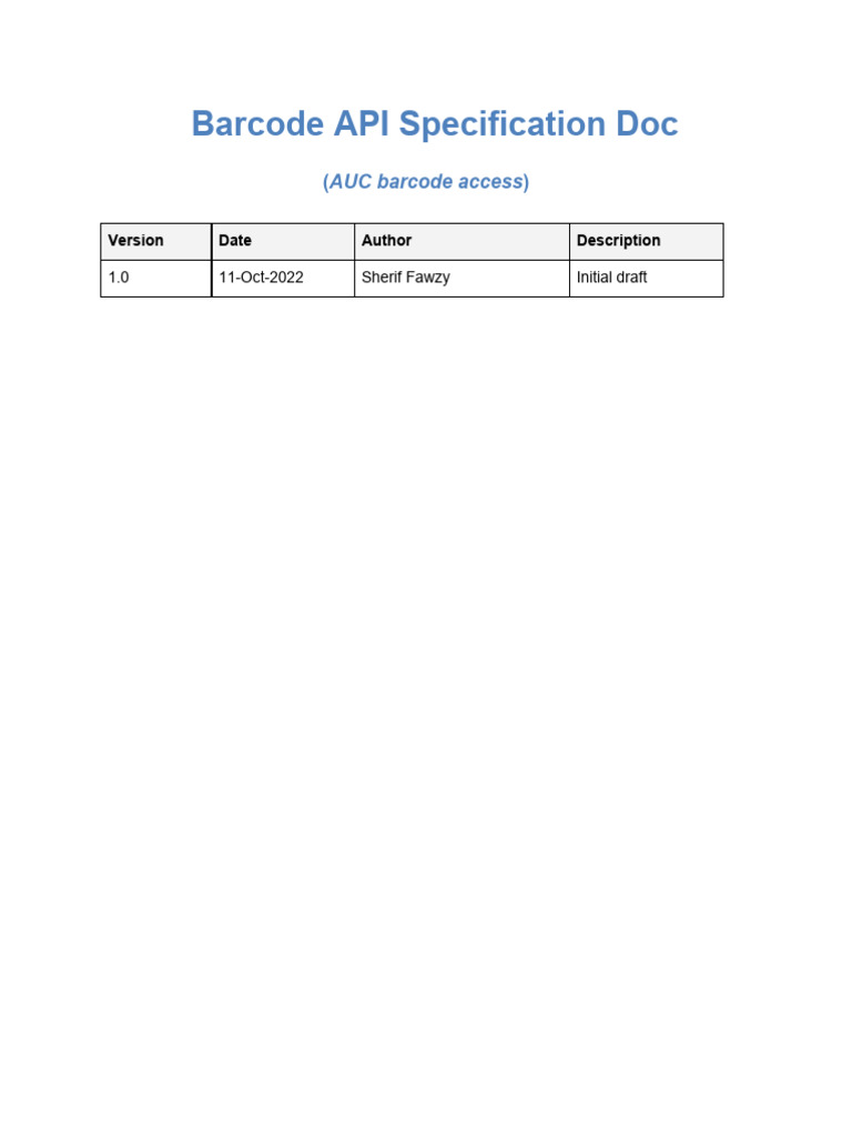 Webservice API Specification Doc Template | PDF | Networking | Internet ...