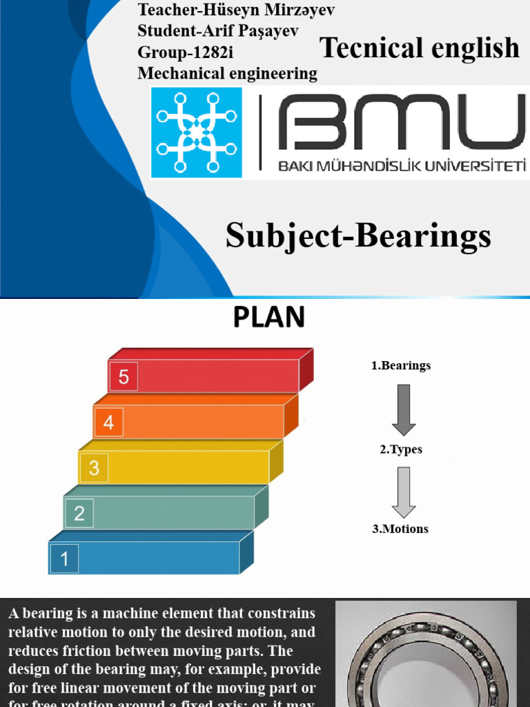 Bearings | PDF | Bearing (Mechanical) | Mechanical Engineering