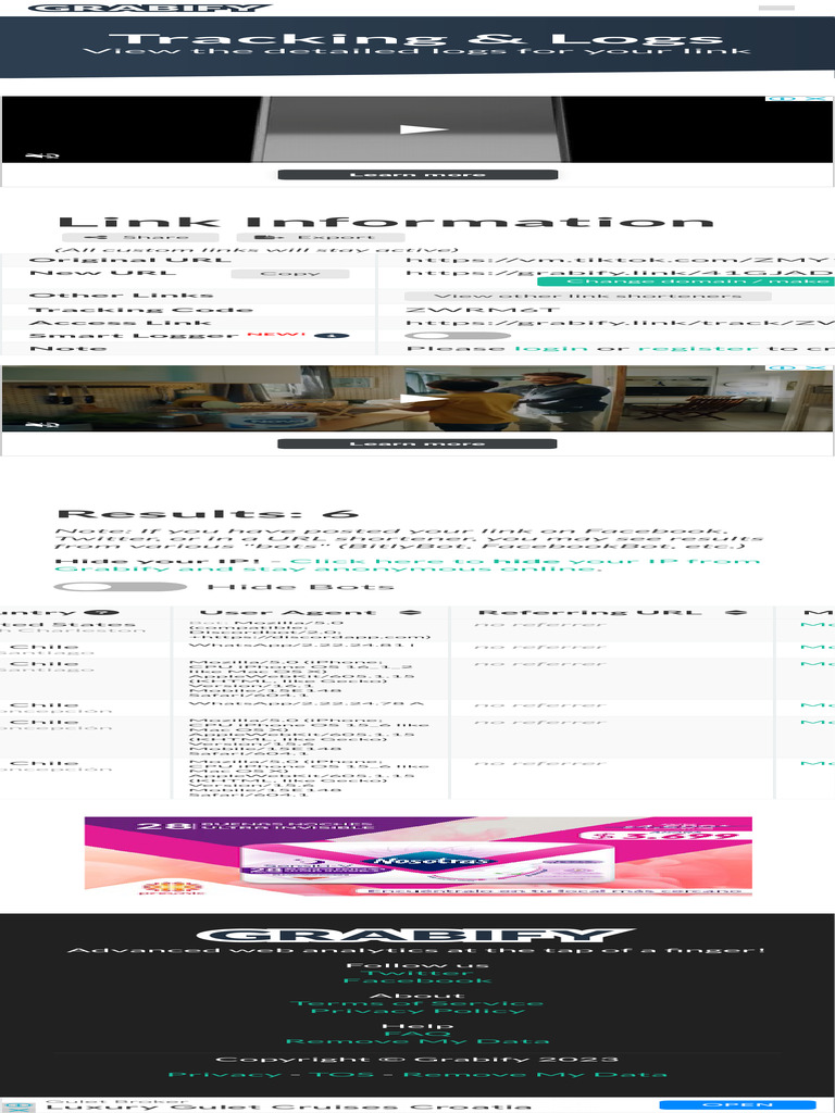 Tracking - Grabify IP Logger & URL Shortener | PDF | Safari (Web ...