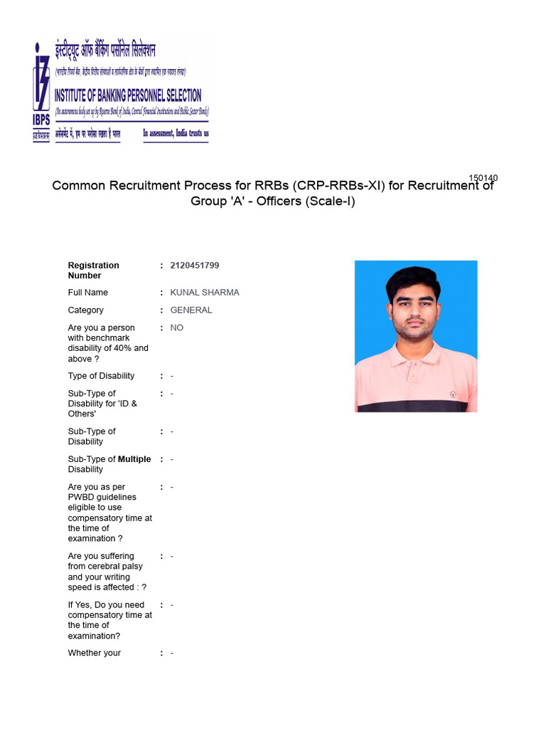 Common Recruitment Process For RRBs (CRP-RRBs-XI) For Recruitment of ...