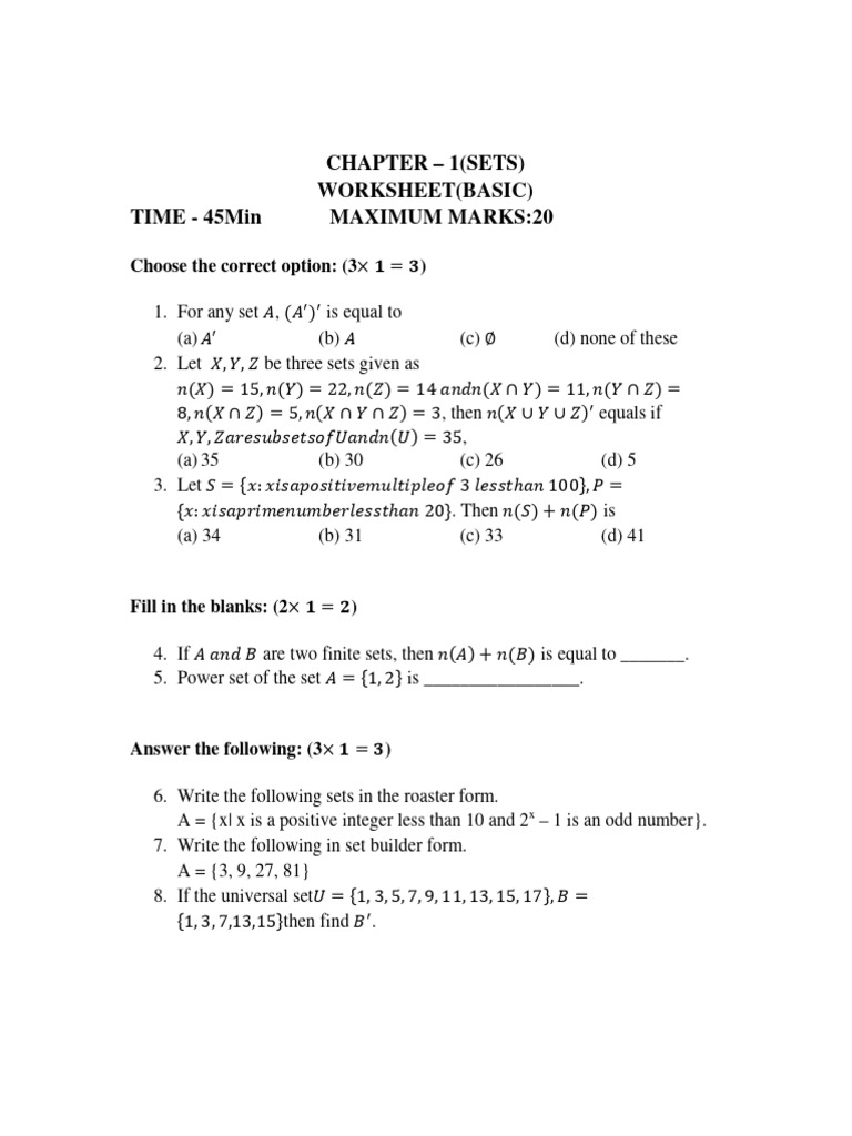 WS-Sets | Download Free PDF | Discrete Mathematics | Mathematical Logic