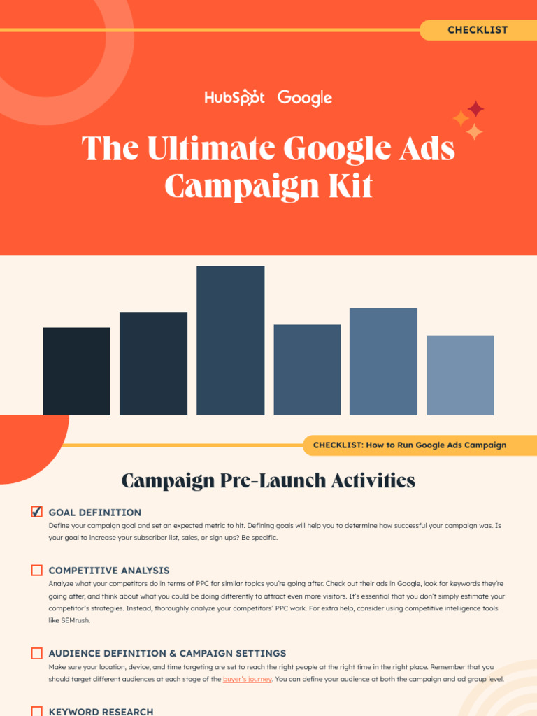 Google Ads PPC Checklist (Updated) | PDF | Marketing
