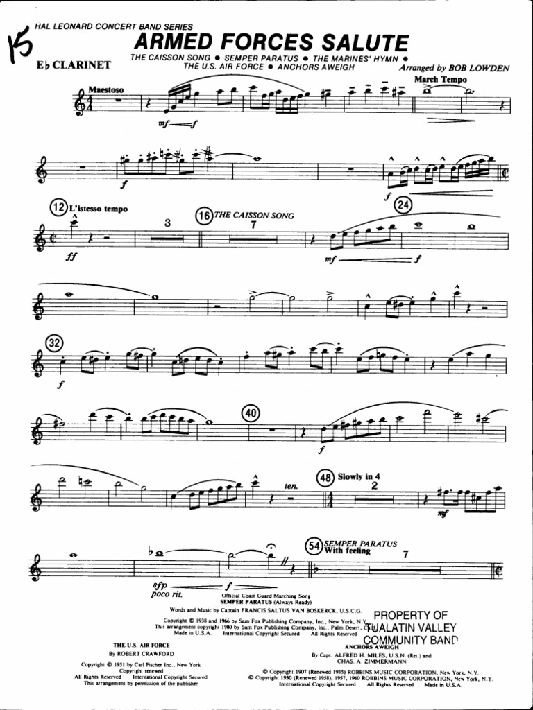 Armed Forces Salute-Eb | PDF