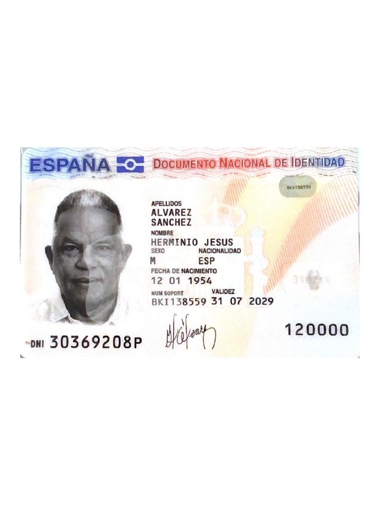 Documento Nacional de Identidad | PDF
