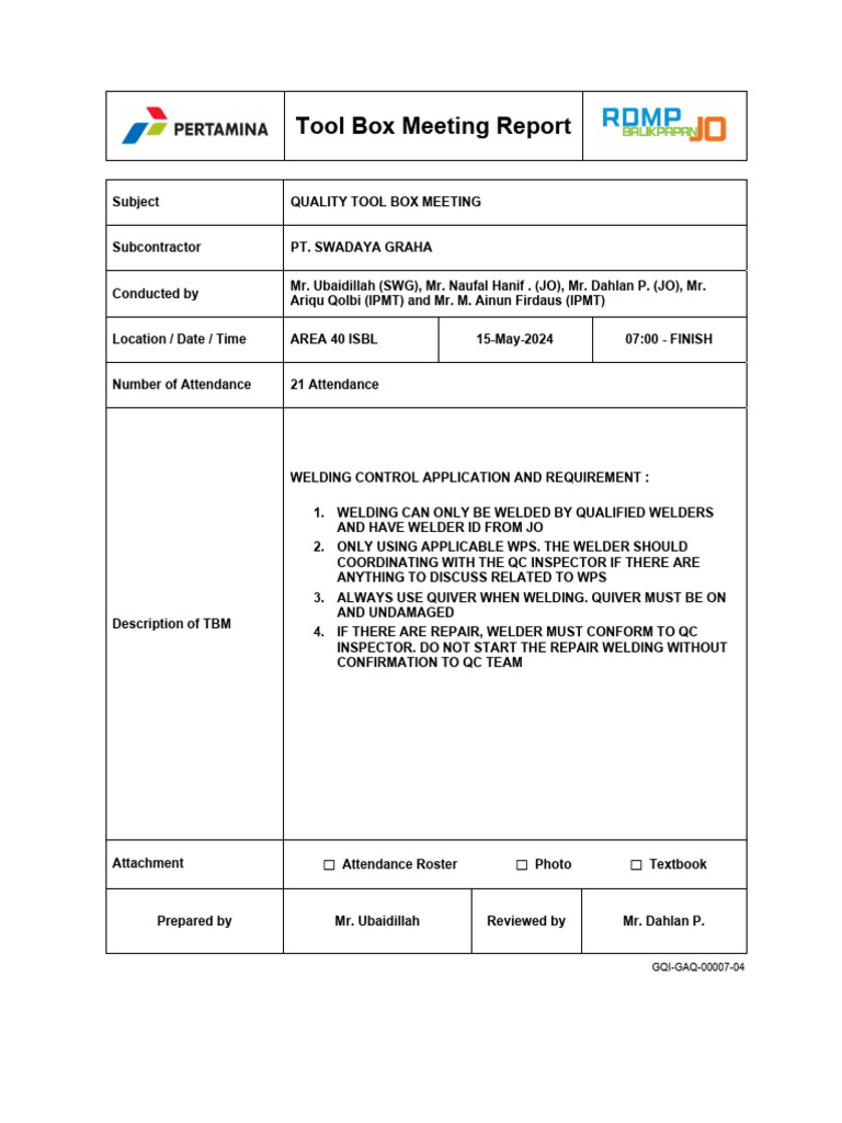 Quality Sharing Report | PDF