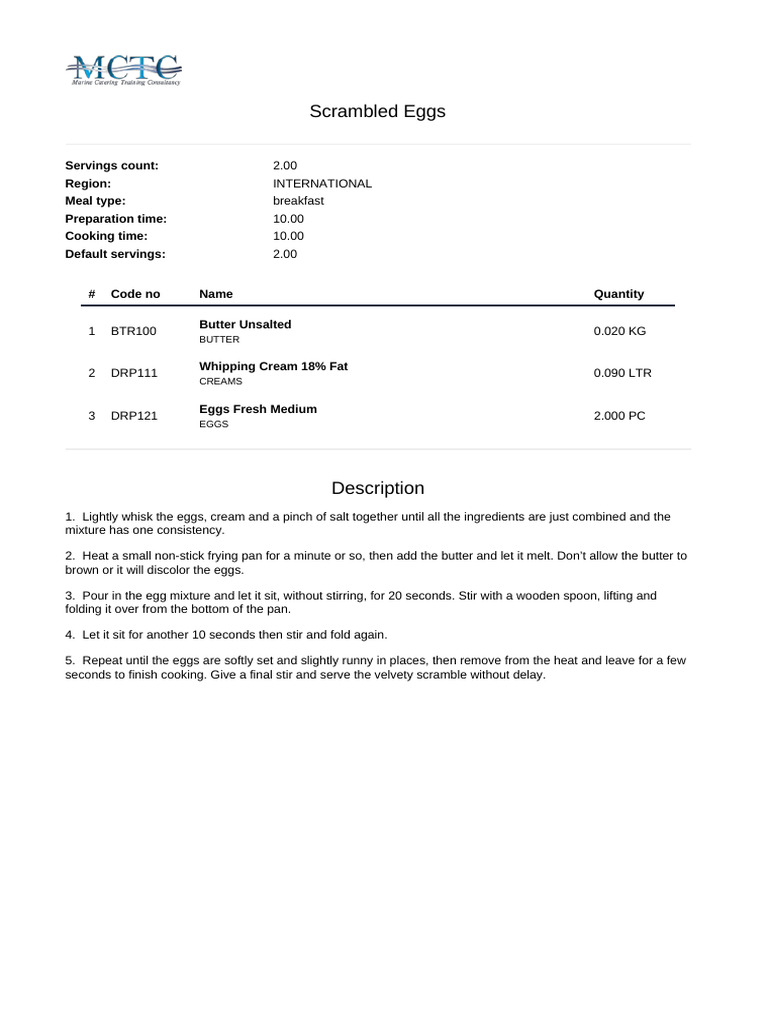 Weeklymenu 502 European 4 Week Cycle Menu Week 2 Recipes Download