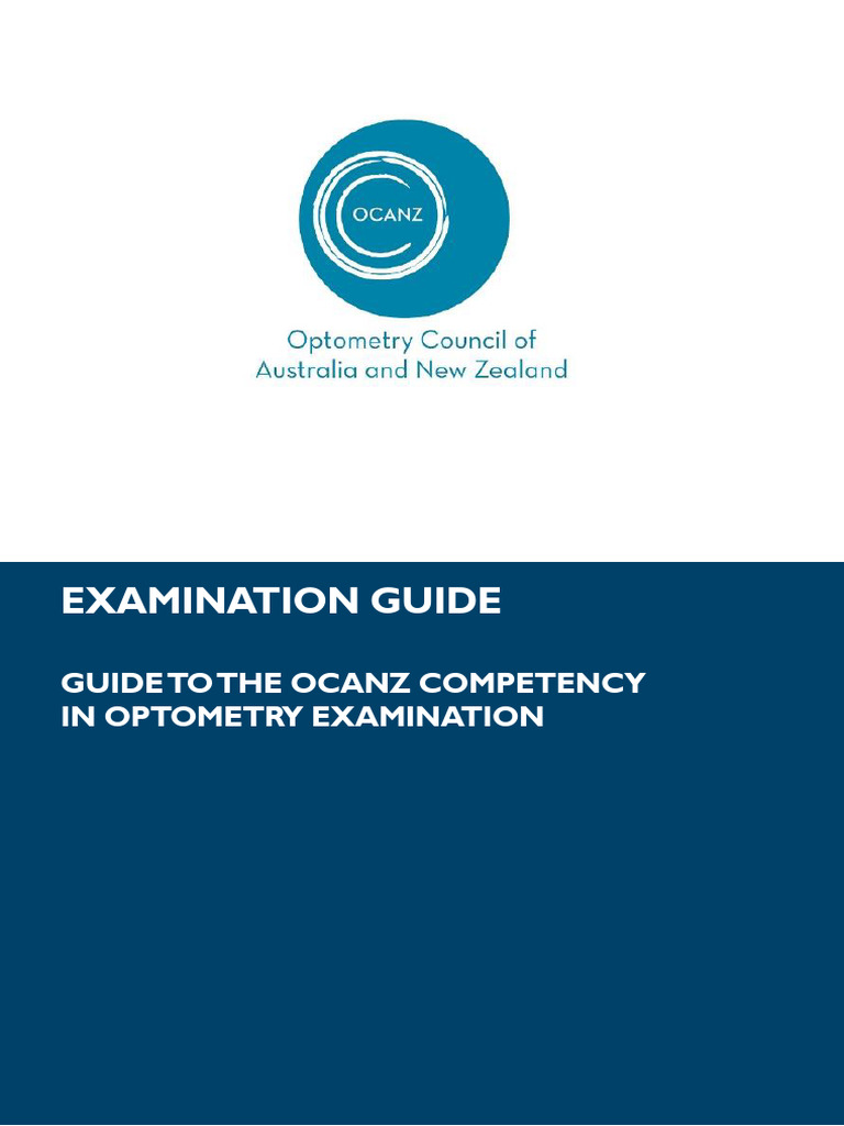 OCANZ Optometry Exam Guide | PDF | Optometry | Medical Diagnosis