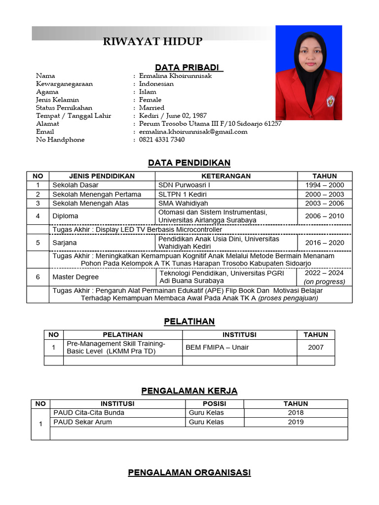 Ermalina (CV ID) | PDF