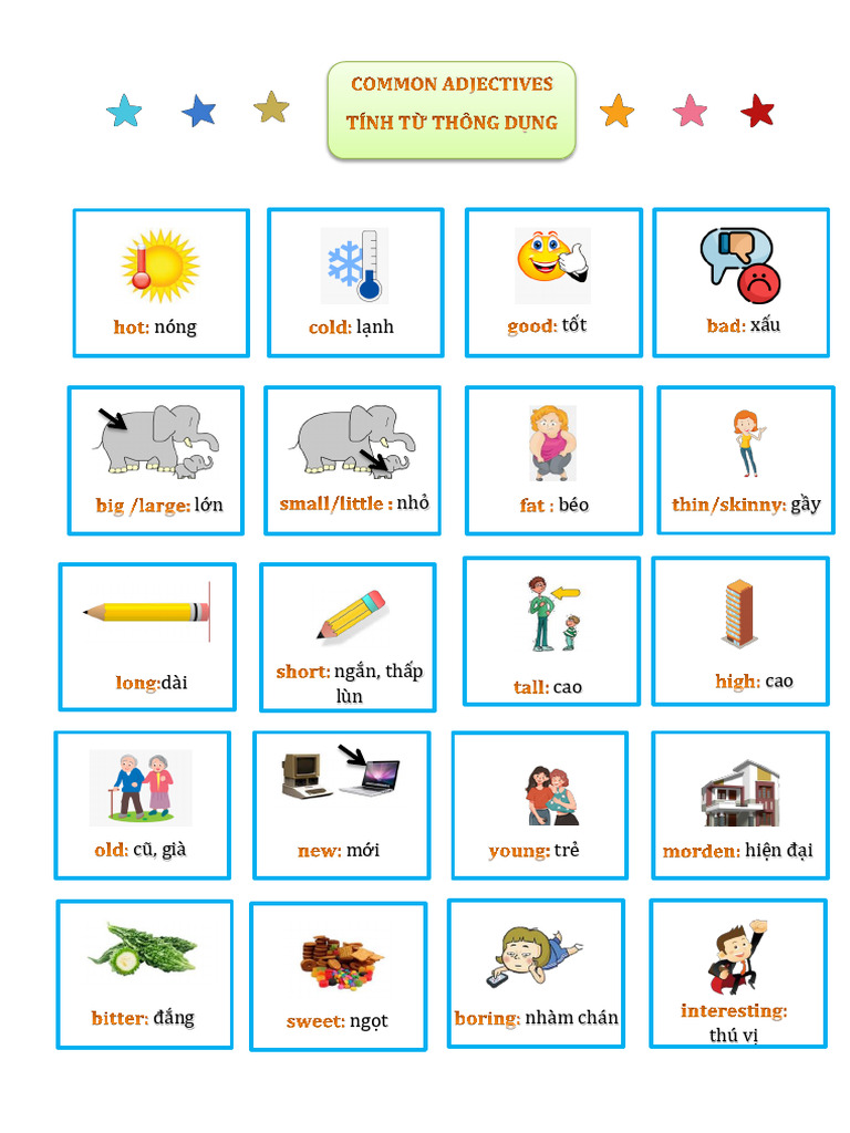 Common Adjective | PDF