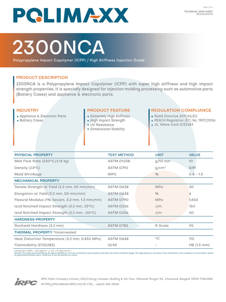 pp_2300NCA_datasheet | Download Free PDF | Pressure | Materials