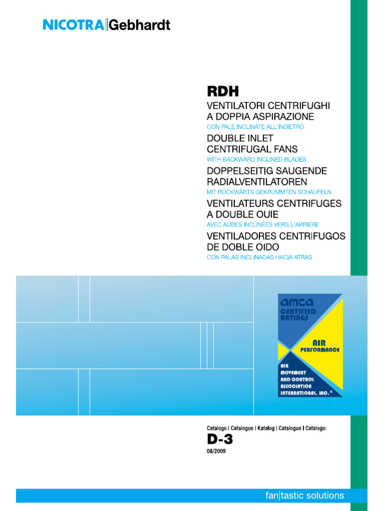 Fan Curve RDH Nicotra | PDF