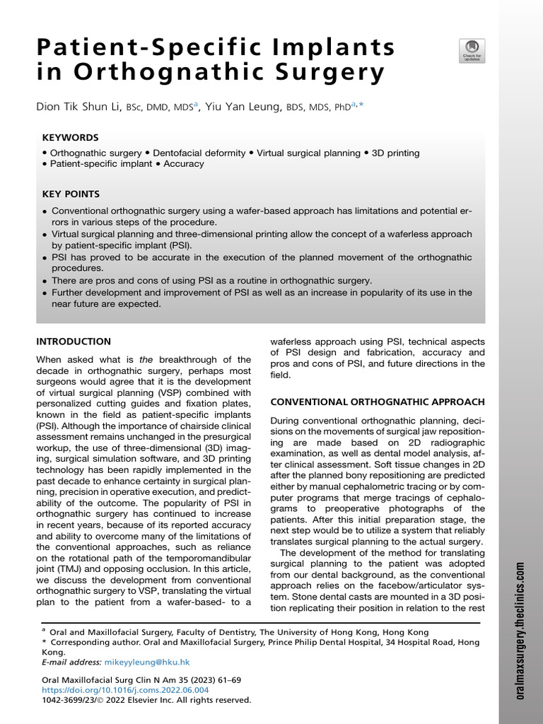 Patient-Specific-Implants-in-Orth_2023_Oral-and-Maxillofacial-Surgery ...