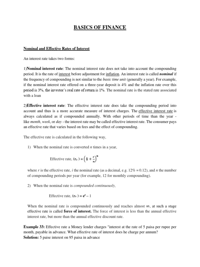 Basics and Applications of Finance (File - 6) - Compressed | PDF ...
