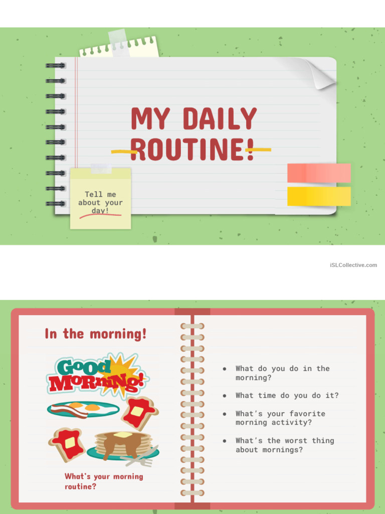 Daily Routine Powerpoint | PDF