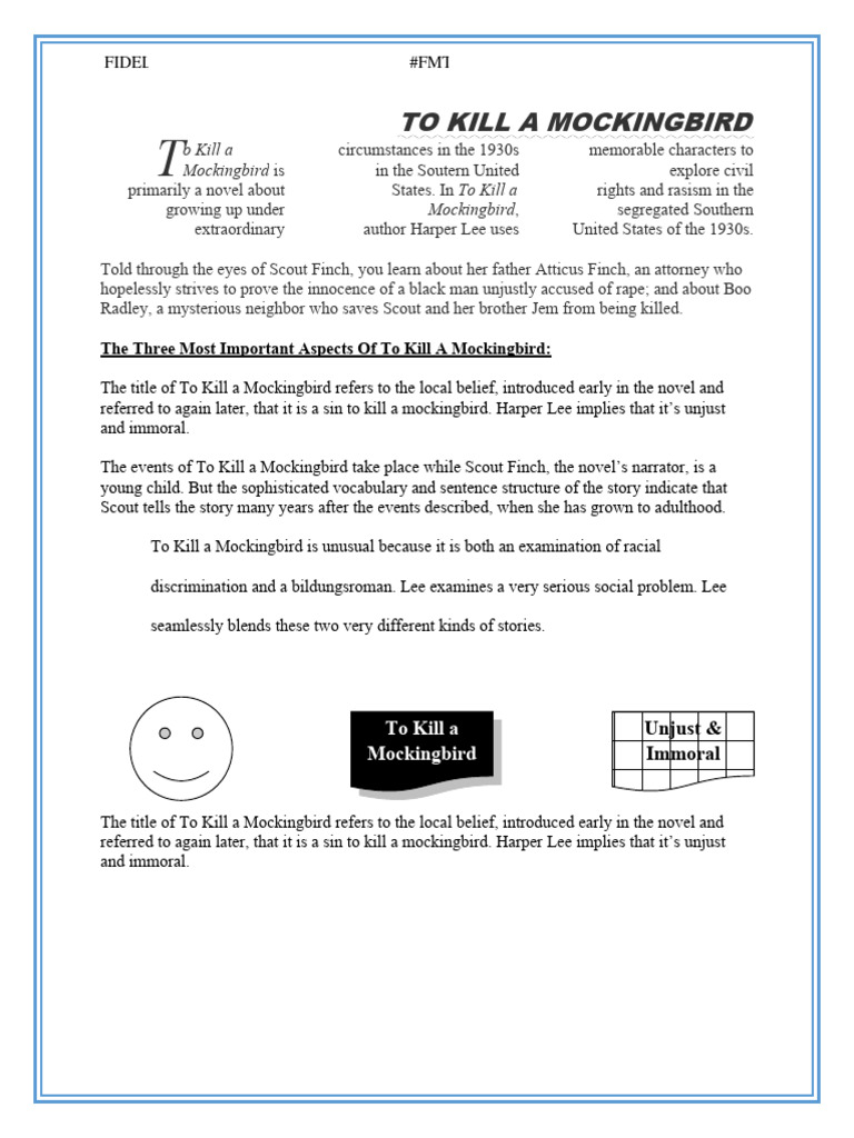 To Kill A Mockingbird | PDF | To Kill A Mockingbird | Harper Lee