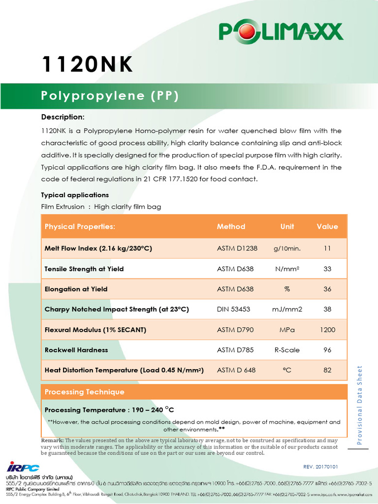 High Clarity Film Resin Guide | PDF | Technology & Engineering