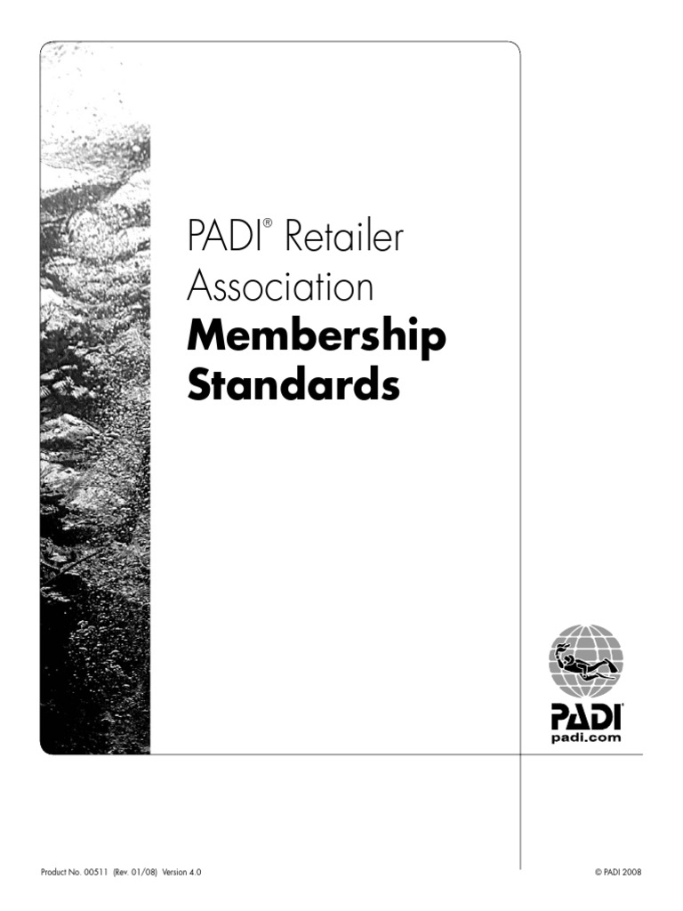 PADI Retail Association Membership Standards | PDF | Scuba Diving ...