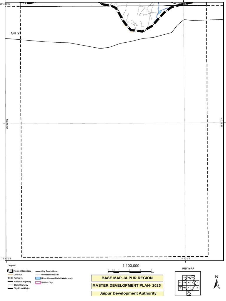Base Map Jaipur Master Plan 2025 | Download Free PDF | Road ...
