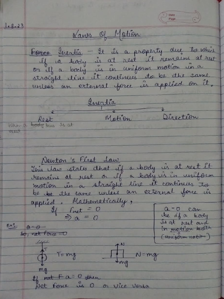 Laws of Motion | PDF