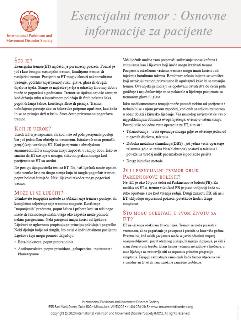 Pat Handouts EssTrem Croatian v1 | PDF Pat Handouts EssTrem Croatian v1 | PDF