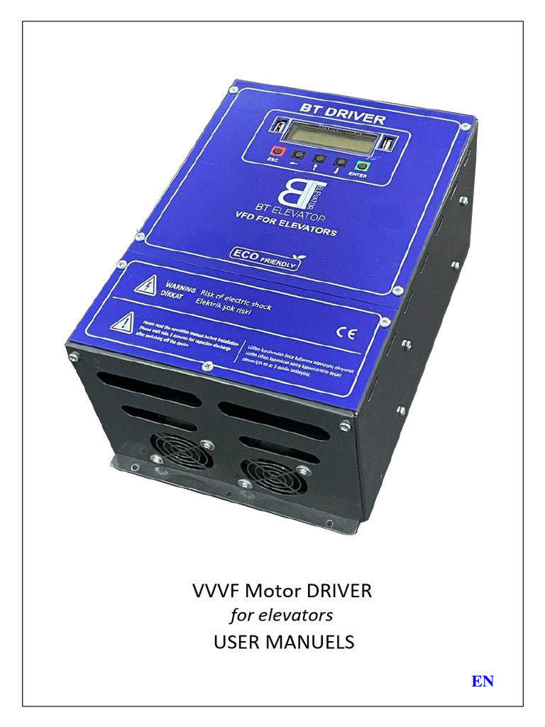 VVVF Motor Driver User Manual | PDF | Power Inverter | Electrical Impedance