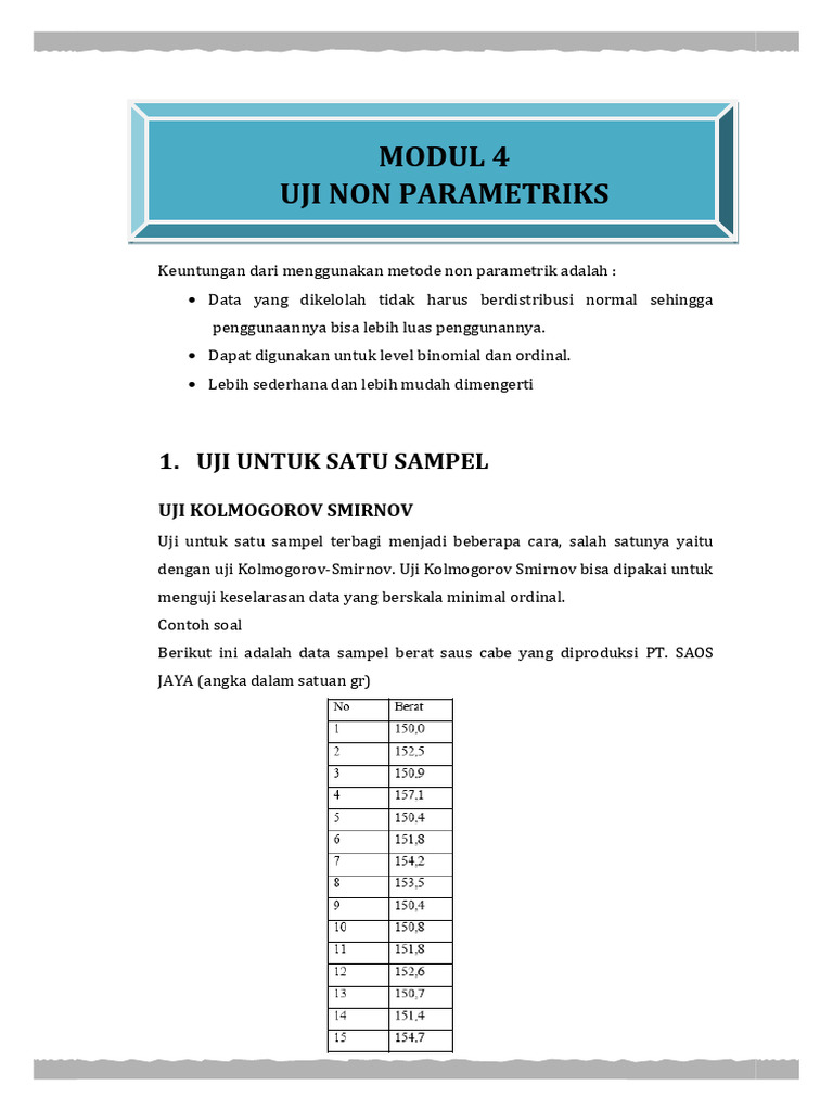 BAB 4 MODUL Statistika SPSS | PDF