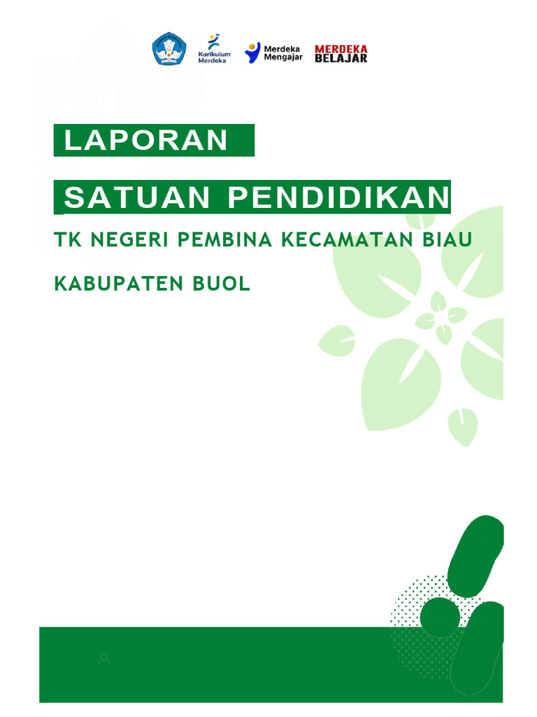 Contoh Laporan Satuan Pendidikan PMM | PDF