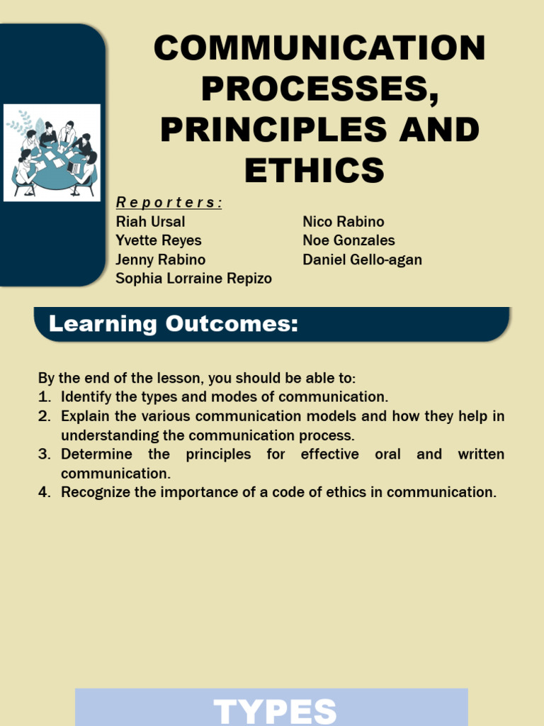 Communication Processes Principles and Ethics | Download Free PDF | Communication | Human ...