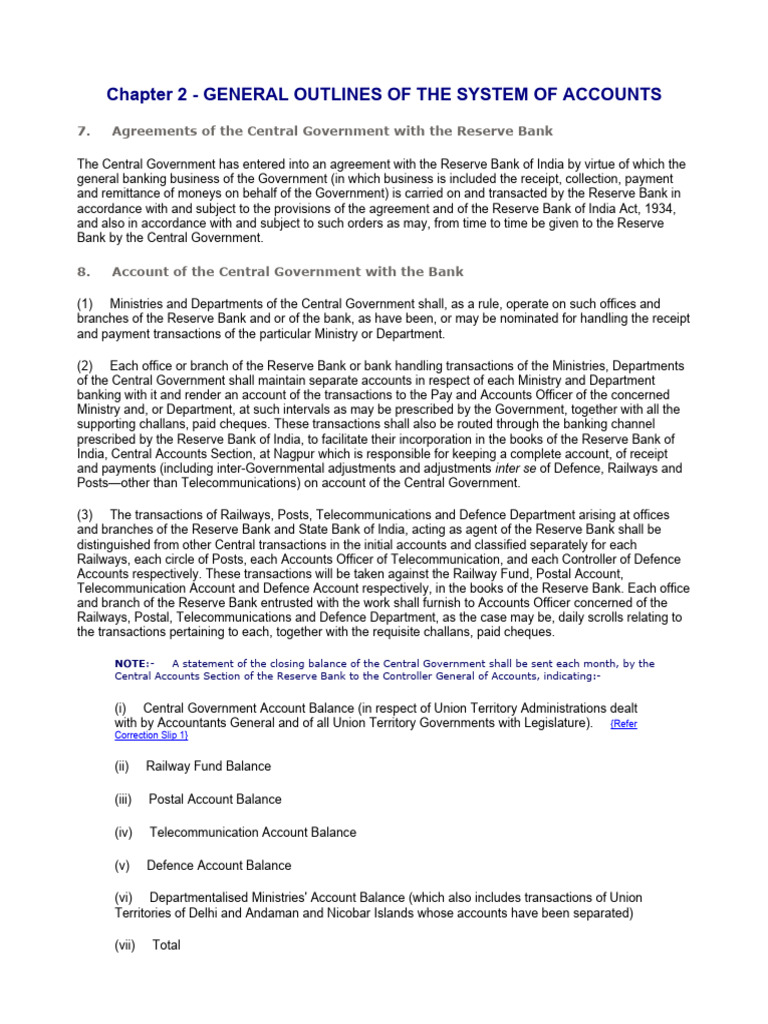 Govt. Accounting Rule 1990 | PDF | Banks | Payments