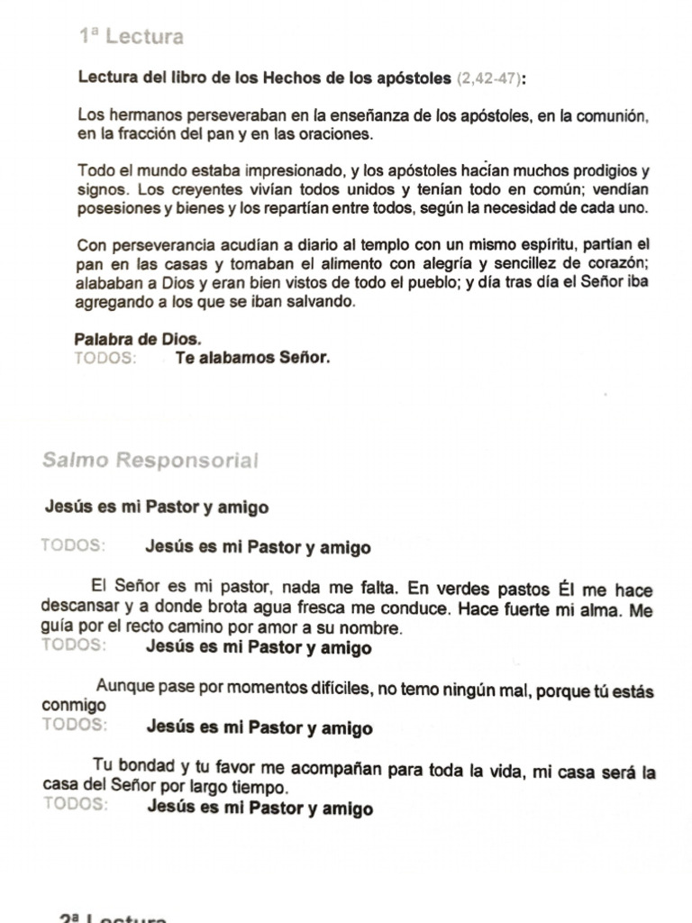 Comparto 'lecturas' con usted | PDF