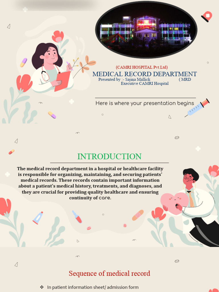 Camri Mrd Ppt | PDF | Medical Record | Health Care