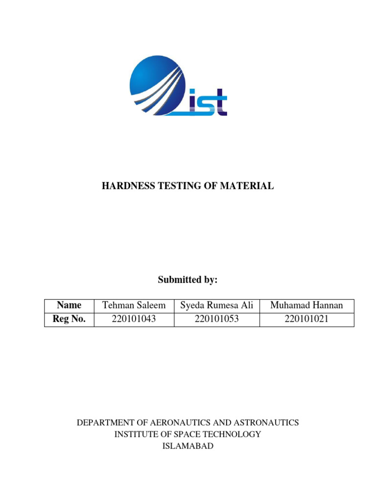 Hardness Testing | PDF | Hardness | Materials