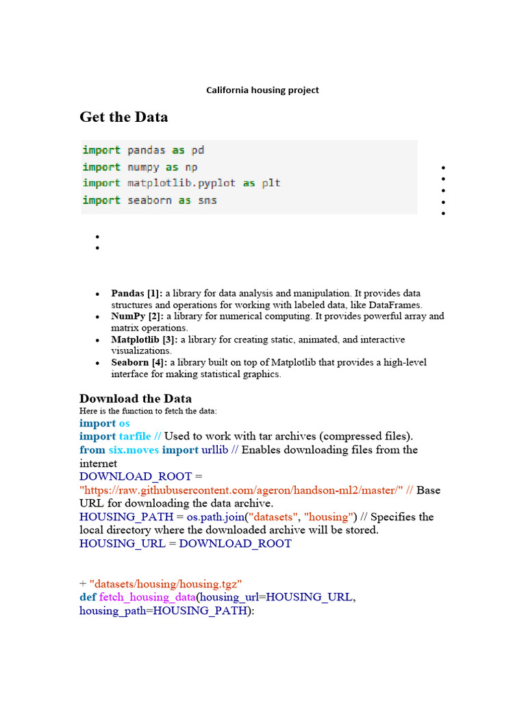 California housing project | Download Free PDF | Directory (Computing) | Library (Computing)