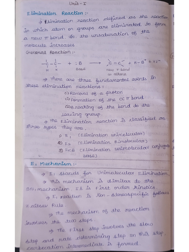 Organic Unit 1 | PDF