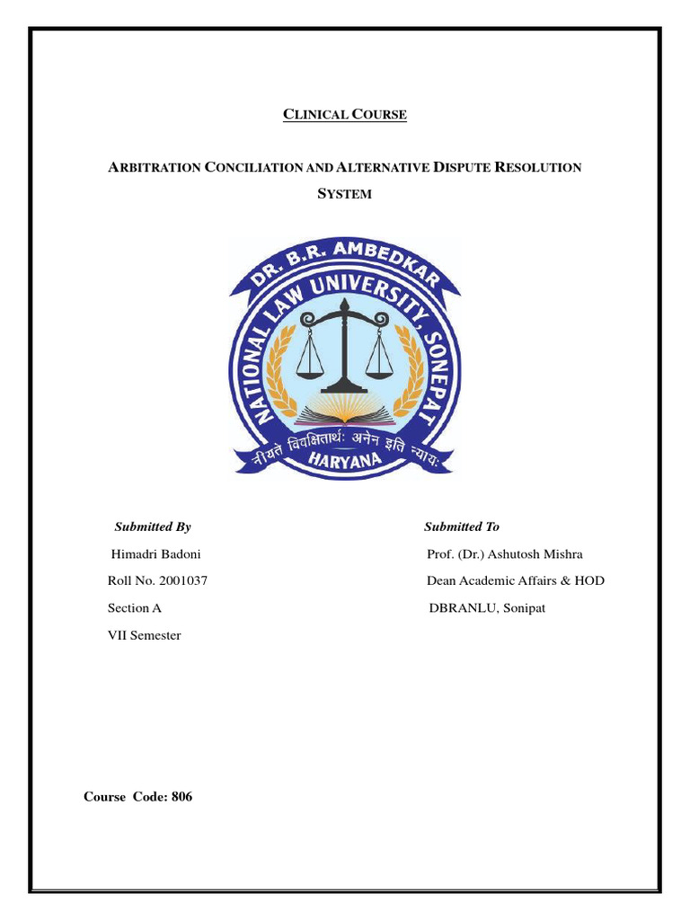 ADR FILE | Download Free PDF | Alternative Dispute Resolution | Mediation