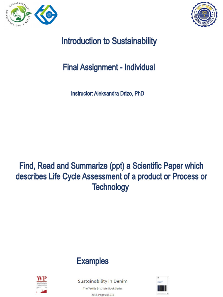 Final Assignment Sustainability | PDF