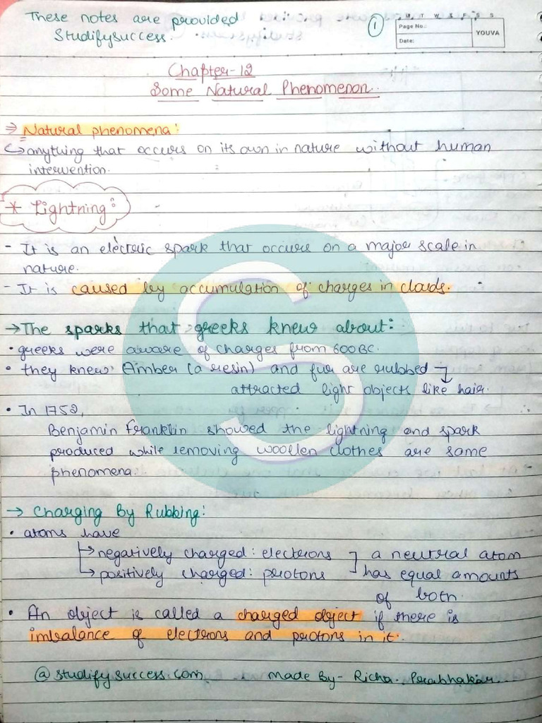 Class 8 Science Ch-12 Notes | PDF