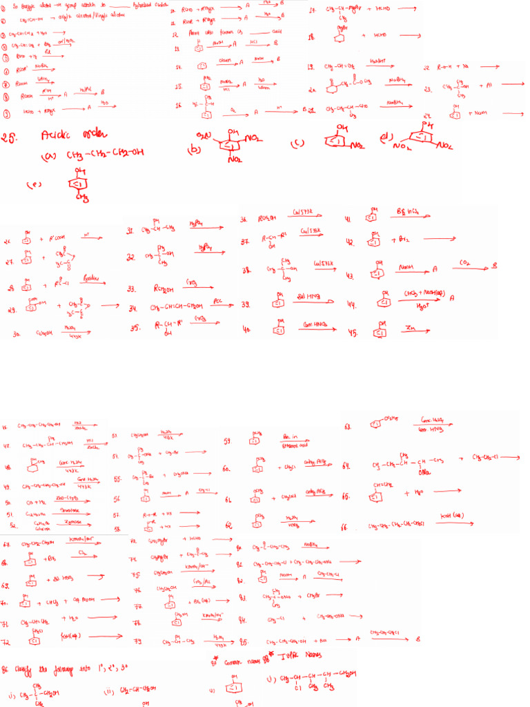 Alcohol Phenol PRINT | PDF