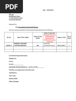 HDFC Cheque Book Request Form | PDF