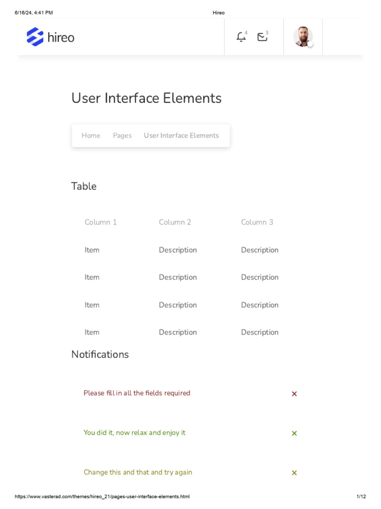 Home Pages User Interface Elements | PDF | Icon (Computing) | Button (Computing)