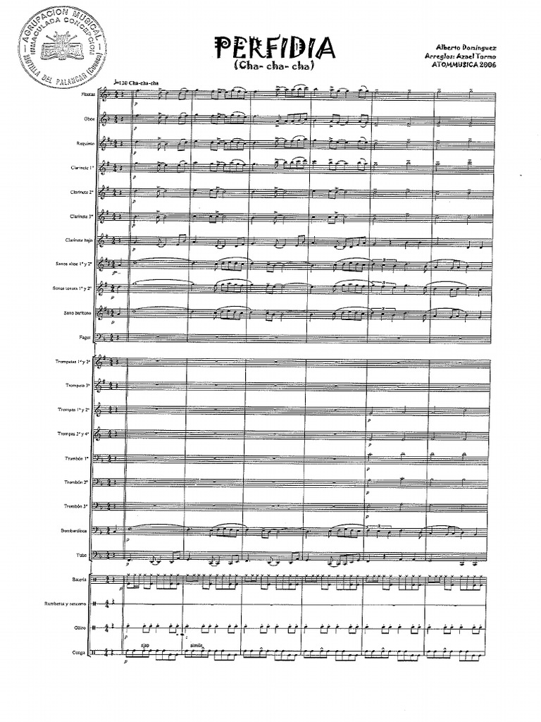 Perfidia - Partitura | PDF