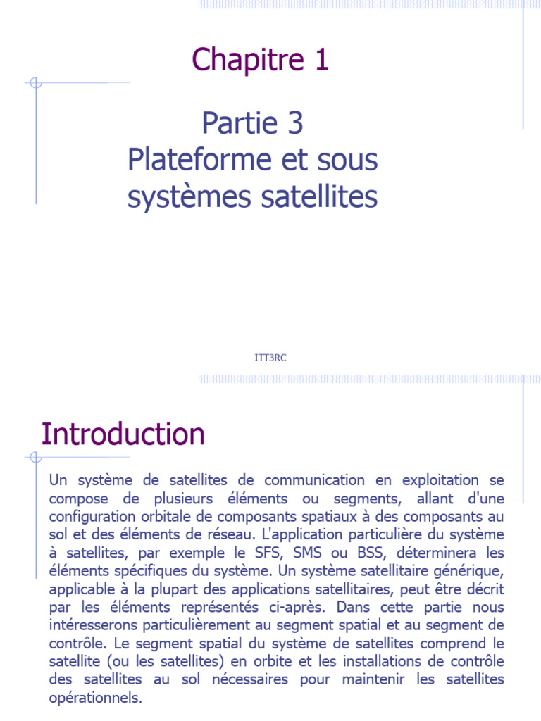 Chapitre 12023 Part 3 | PDF | Propulsion spatiale | Satellite
