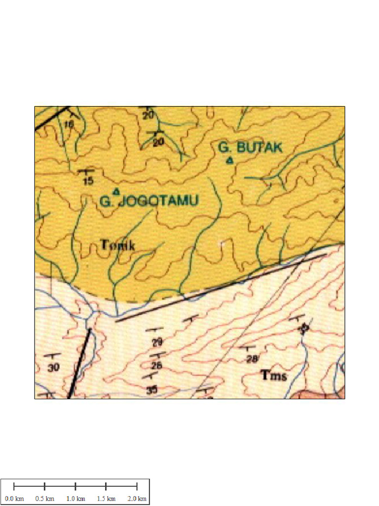 Peta Geologi Tentatif | PDF