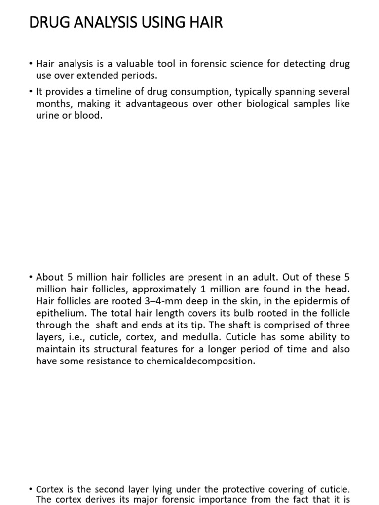 Drug Hair Analysis | PDF | Mass Spectrometry | Liquid Chromatography–Mass Spectrometry