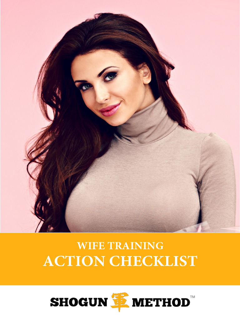 Wife Training Action Checklist | PDF | Pleasure | Psychology